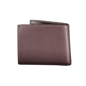 Calvin Klein Grained Leather Wallet - Brown