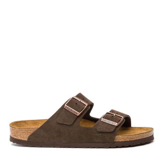 Birkenstock Pantoletten Birkenstock Arizona zamsz 0951313 Braun