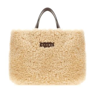 Marni Tote Bag - - Bags - Damen - Beige - ONE SIZE