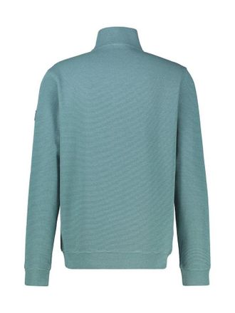 Lerros Sweatshirt Troyer in Sweatqualit&auml;t aus Strickmaterial