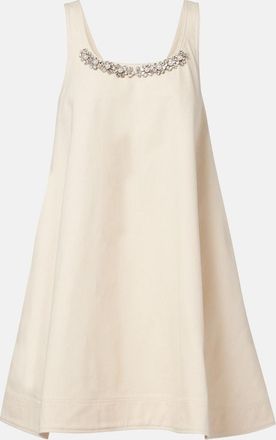 Simone Rocha Robe en coton &agrave; ornement