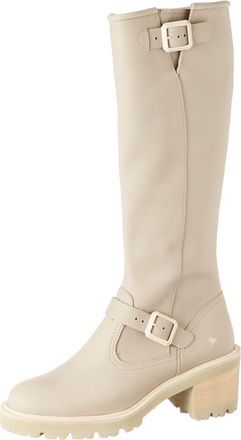 Art 1703 Brugge Mode-Stiefel,Cremefarben,42 EU