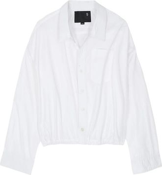 R13 Femme, Blouses et Chemises, Blanc, Taille: 40 FR Crossover Shirt