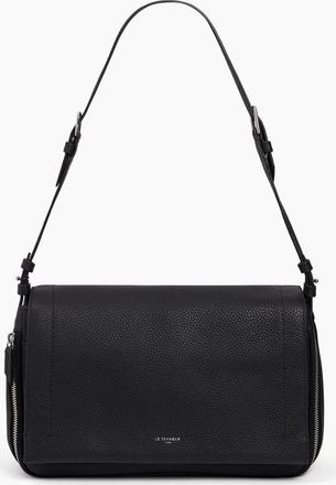 Le Tanneur Sac bandouli&egrave;re moyen mod&egrave;le Aurore en cuir grain&eacute;