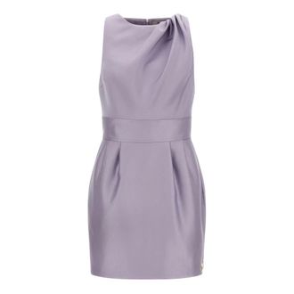 Elisabetta Franchi Duchesse Mini Dress - - Dresses - Damen - Lila - L