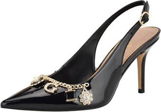 Guess Guess Femme Naska Escarpins, Noir Verni 001, 39 EU