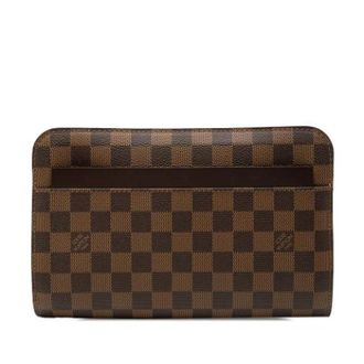 Louis Vuitton Pre-owned Saint Louis Clutch - - Pre-owned - Damen - Braun - ONE SIZE