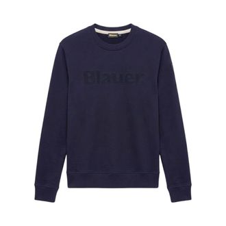 Blauer Crewneck-Sweatshirt - - Sweatshirts & Hoodies - Herren - Blau - XL