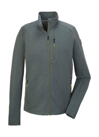 Killtec Strickjacke KOS 92 MN FLX JCKT Sportliche Herrenjacke mit Kinnschutz und verschlie&szlig;baren Taschen