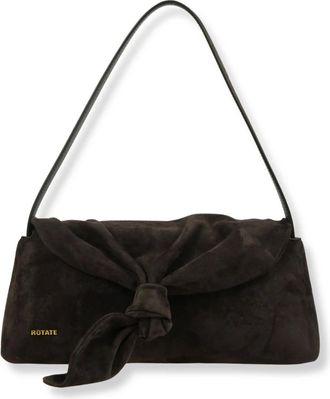 Rotate Rotate Birger Christensen, Femme, Sacs, Brun, Taille: ONE Size Drape Bag