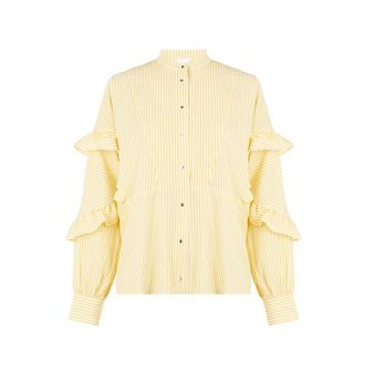 Roseanna Edgard Lyocell-Bluse - Gelb