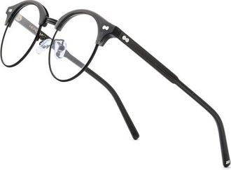 Generic Monture de lunettes en acétate pour homme rétro vintage rond pour femmes, gris clair, taille unique 2026