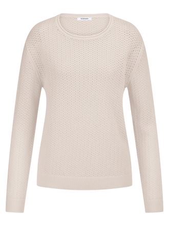 Peter Hahn Rundhals-Pullover aus 100% Kaschmir Peter Hahn weiss