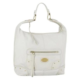 Bally Sac bandouli&egrave;re en cuir Pre-owned - Femme - Pre-owned - Blanc - Taille: ONE Size