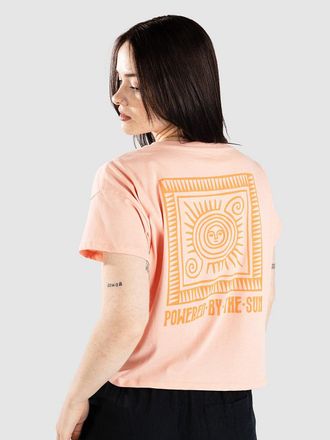 Sisstrevolution Daybreak Crop T-Shirt beach blush
