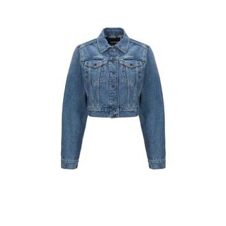 Rotate Jeansjacke Rotate -Logo in Blau