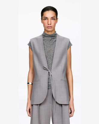 Arket Elegante Weste -Grau