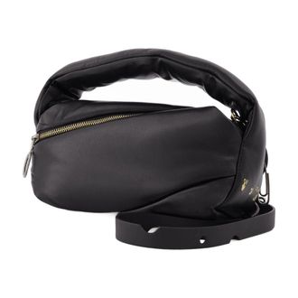 Off-white Womens Pump Pouch Shoulder Black Leather