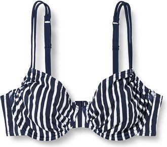 Firefly Damen Malisa Bikini, Navy Dark/Stripe, 68