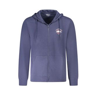 Wrangler Cotton Zip-through Hoodie - - Sweatshirts & Hoodies - Herren - Blau - S