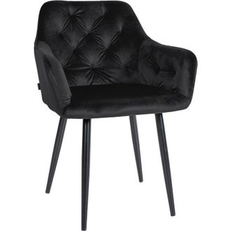 Clp Chaise de restauration Stanley Velvet Nero