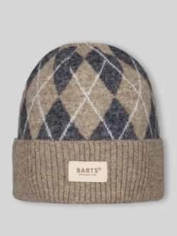 Barts M&uuml;tze mit Label-Patch Modell SEUMAR