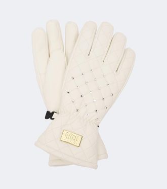 Goldbergh Gants de ski Josei en cuir &agrave; ornements