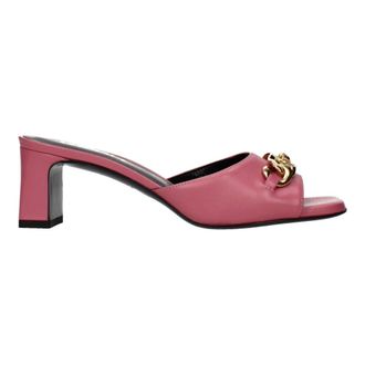 Versace Mules &agrave; talon - Femme - Chaussures - Rose - Taille: 35 EU