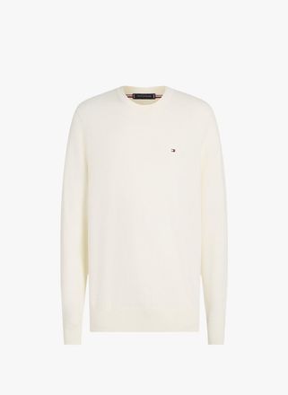 Tommy Hilfiger Pull col rond en coton et cachemire