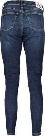 Calvin Klein High-Rise Super Skinny Ankle Jeans - Blue