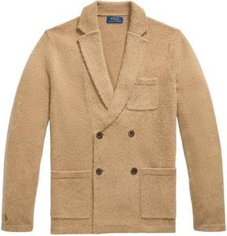 Polo Ralph Lauren Pull droit en laine et cachemire m&eacute;lang&eacute;s