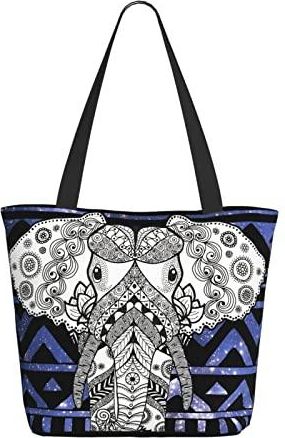 AOOEDM Sac &agrave; provisions pour femme &eacute;l&eacute;phant habill&eacute; 13 x 11 x 7 pouces. Le cadeau parfait pour la Saint-Valentin. Cest de la Saint-Valentin pour maman, fille