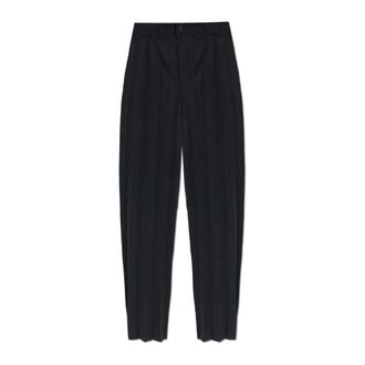 Issey Miyake Homme, Pantalons, Noir, Taille: S Pantalon pliss&eacute;