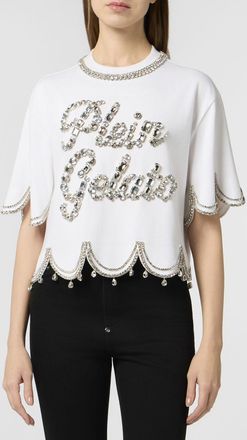 Philipp Plein T-Shirt Damen Farbe Wei&szlig;