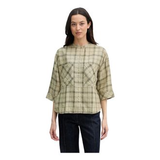 Barbour Femme, Blouses et Chemises, Vert, Taille: 44 FR Blouses