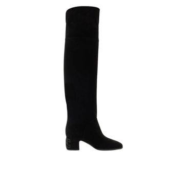 Casadei Muni Nomad Over the Knee - - Shoes - Damen - Schwarzk - 38 1/2 EU