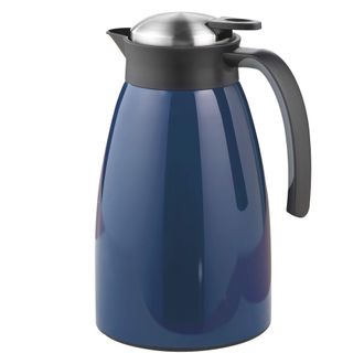 Esmeyer Isolierkanne, Edelstahl, Blau, 1,5 Liter