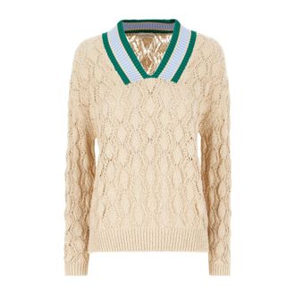 Ballantyne Femme, Pulls, Beige, Taille: 36 FR Collection de Maille Élégante