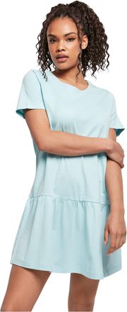 Urban Classics Ladies Valance Tee Dress, Seablue, S