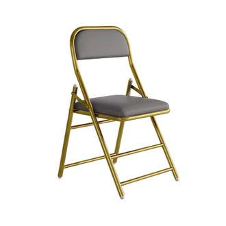 Generic Klappstuhl Gepolstert Einzeln mit Lehne Bis 100kg Belastbar Klappst&uuml;hle Camping Faltbar mit Metallrahmen Platzsparend f&uuml;r G&auml;ste K&uuml;che B&uuml;ro Hochzeit un