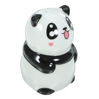 Cabilock Panda Salzstreuer Aus Keramik Gew&uuml;rzspender F&uuml;r K&uuml;che Salz Und Pfefferbeh&auml;lter Mit Panda-statue Design