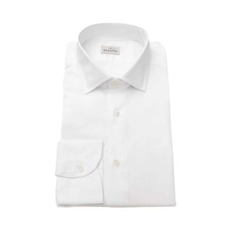 Bagutta Slim Fit Hemd - - Shirts - Herren - Wei&szlig; - XS