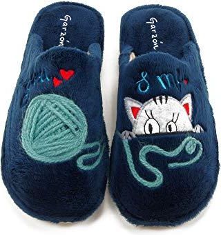 Garz&oacute;n Garzon Casa Chaussures pour femme - Bleu - bleu marine, 39 EU EU