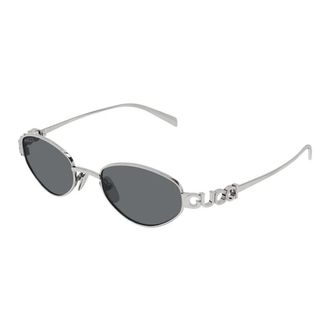Gucci Geometrische ovale Sonnenbrille - - Accessories - Damen - Grau - 47 MM