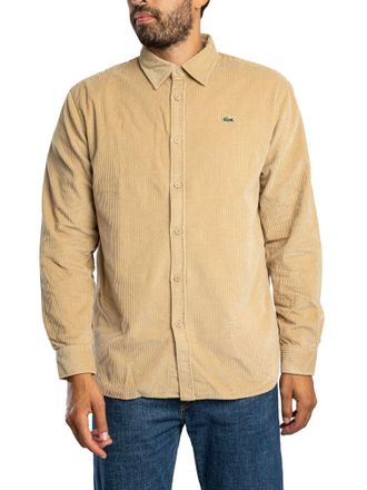 Lacoste Freizeithemd, Beige