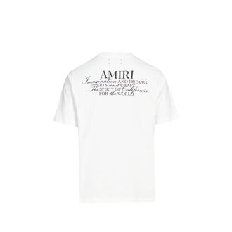 Amiri T-shirt en coton &agrave; motif