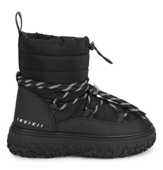 INUIKII Water-Resistant Technical Fabric Winter Boot - Black