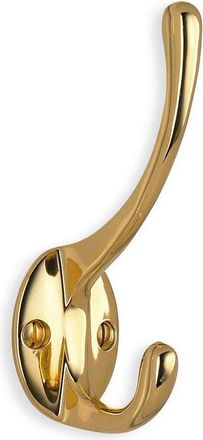 Smedbo Beslagsboden Messing poliert Classic Mantel und Hut Haken, Gold, 110 mm