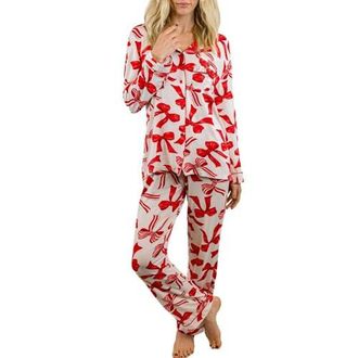 Generic Ensemble de v&ecirc;tements de d&eacute;tente pour femme - Pyjama &agrave; manches longues pour femme - Confortable - Haut de pyjama pour femme - Chemise de nuit &agrave; manche