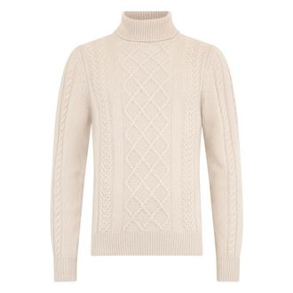Moorer Cimone Rollkragenpullover - - Knitwear - Herren - Beige - L